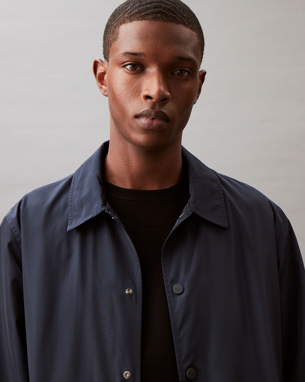 Nylon Coaches Jacket | blue | Calvin Klein Malaysia